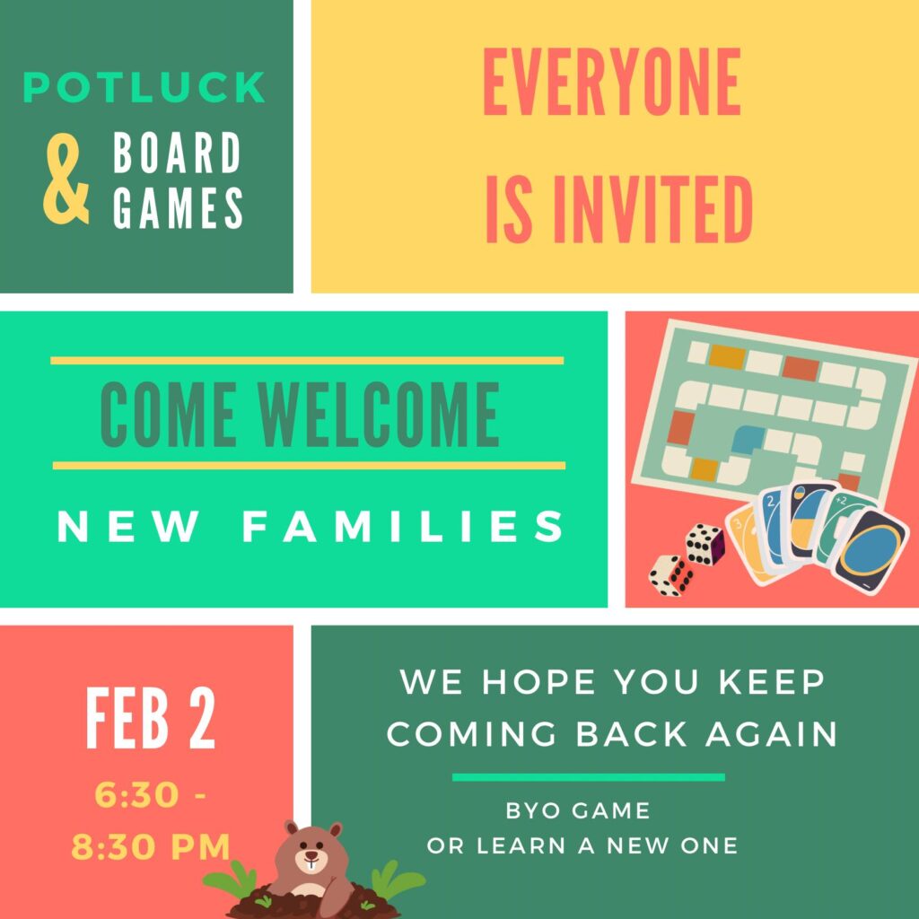 New/ish family welcome potluck! - People's Church - Kalamazoo, MI